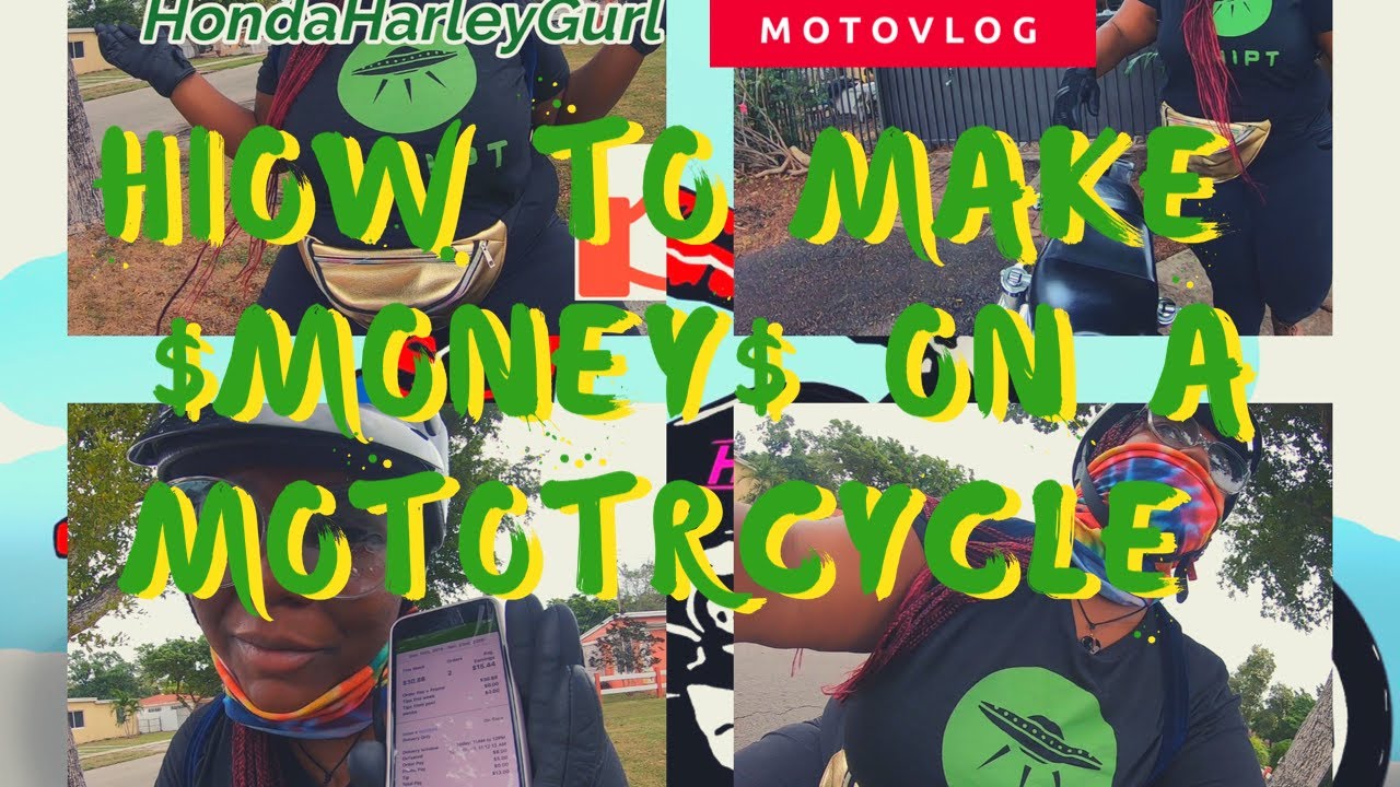 HOW TO MAKE MONEY ON A MOTORCYCLE - YouTube