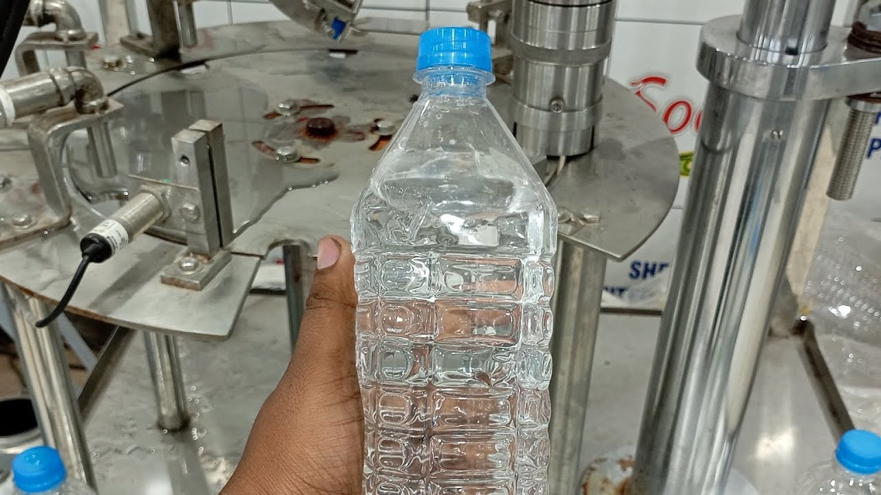 Automatic water filling system!! 9 bpm automatic water bottle filling ...