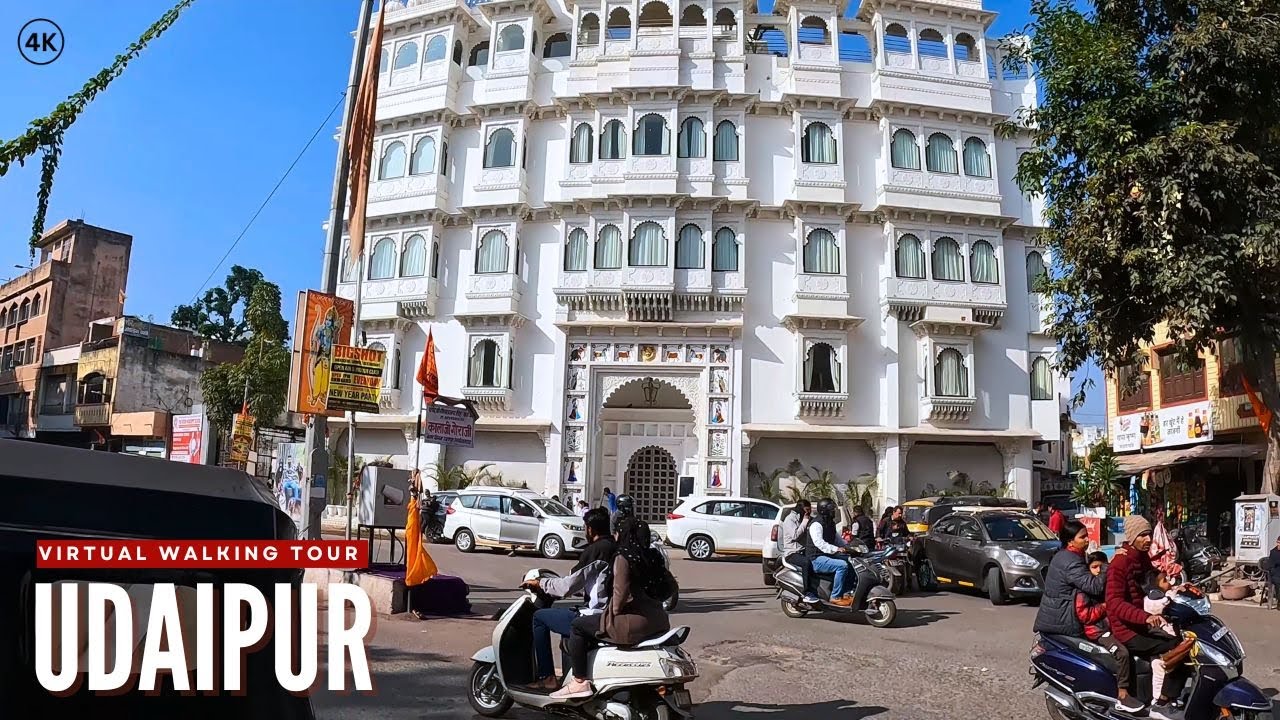4K Walk - India Walking Tour 4K - Udaipur Walking Tour - India's ...