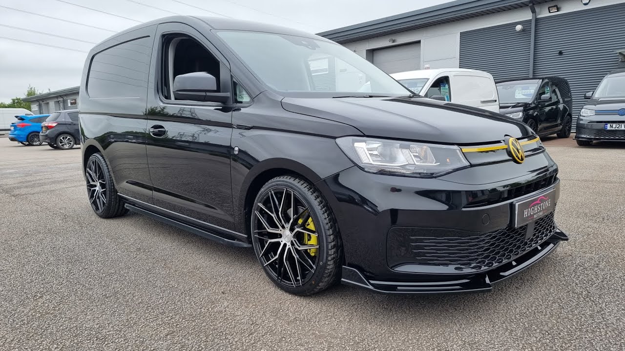 vw caddy mk5 sportline edition r modified Lowered alloys splitter ...