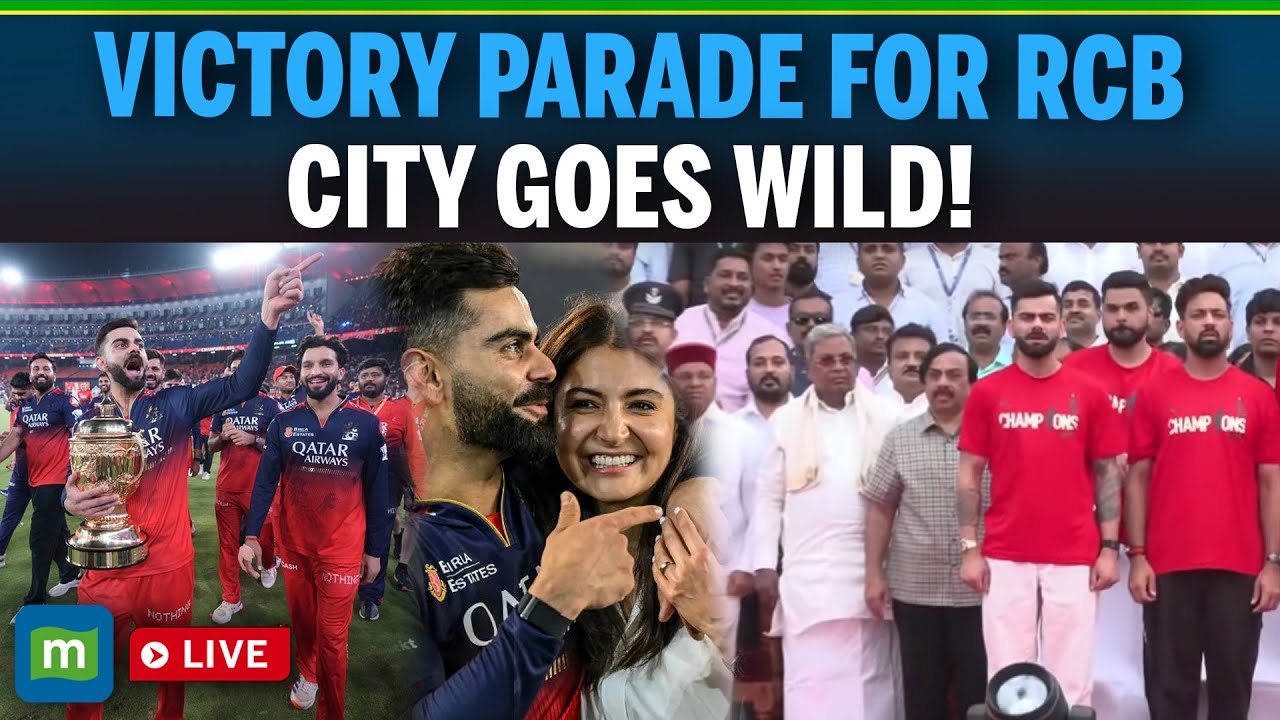 Virat Kohli LIVE At RCB Victory Parade: VICTORY PARADE FOR RCB – CITY ...