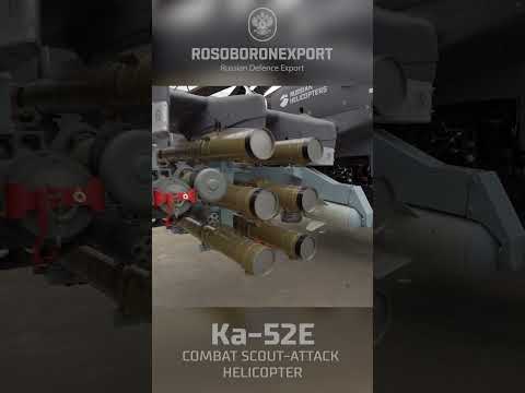 Ka-52E Combat scout-attack helicopter
