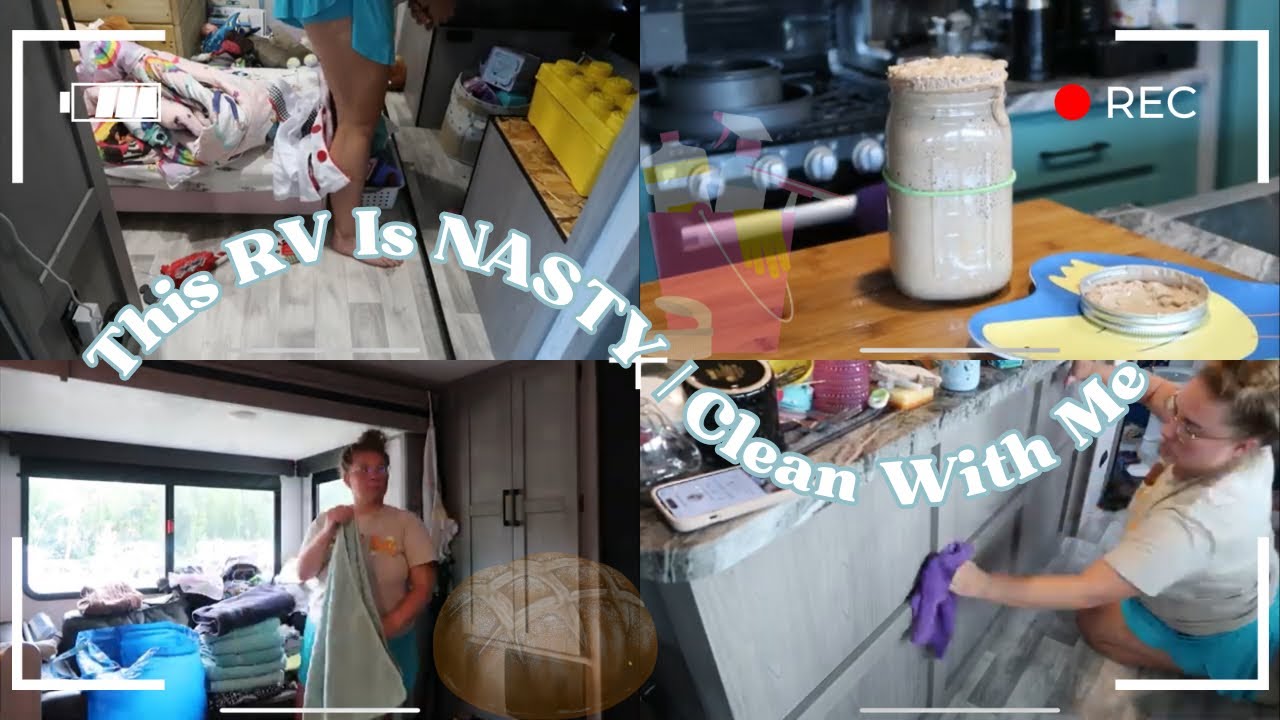 This RV Is DIRTY & MESSY!! | Clean With Me - YouTube