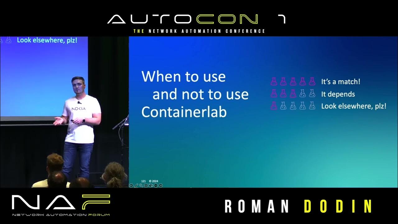 When to use and not to use Containerlab - Roman Dodin - YouTube When to use and not to use Containerlab - Roman Dodin - YouTube