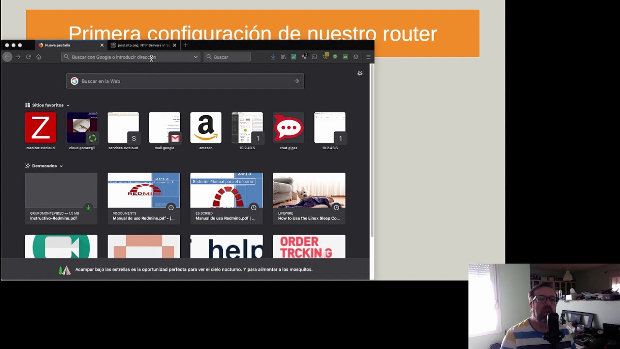 25 - Primera prueba de nuestro router - YouTube