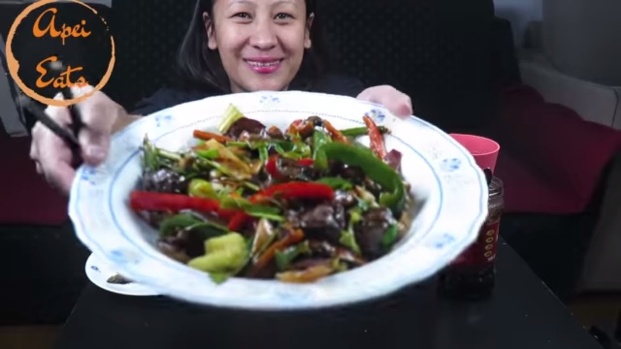 STIR FRY VEGETABLE COOKBANG MUKBANG - YouTube