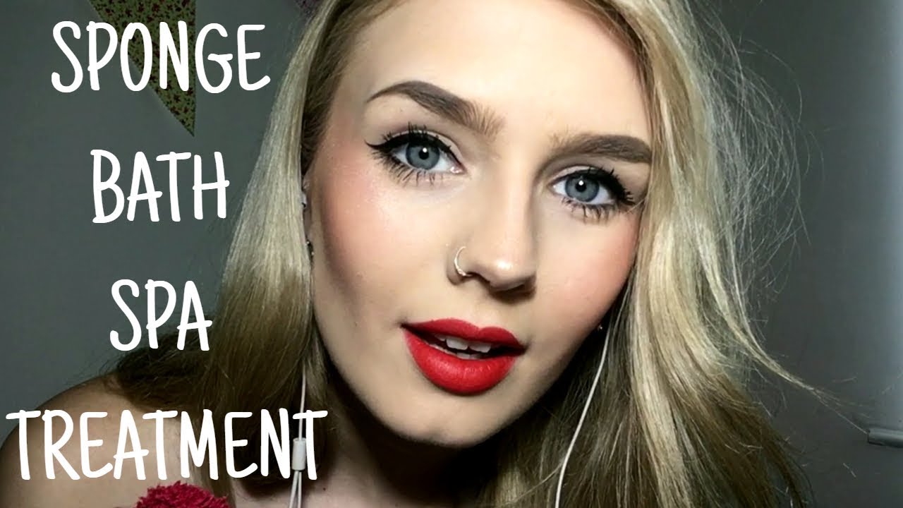 ASMR | Sponge Bath Spa Treatment Roleplay For Relaxation - YouTube