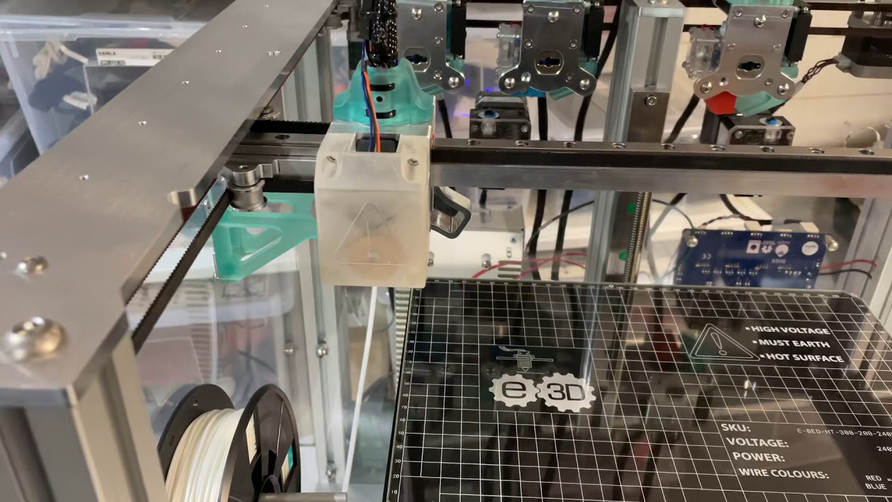 E3D Tool Changer: First run - YouTube