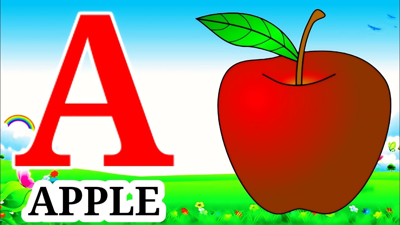 A for apple | abcd learning | Phonics song | learn to write ABCD | ABCD ...