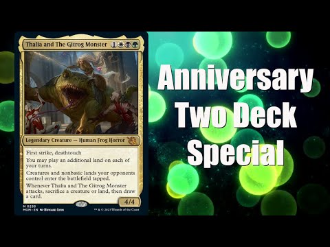 Let's Build Two Thalia and The Gitrog Monster Commander Decks! - YouTube