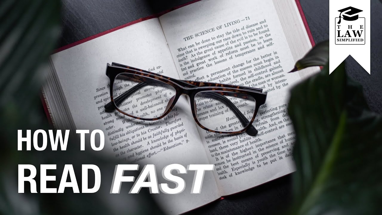 How To Read Fast - YouTube