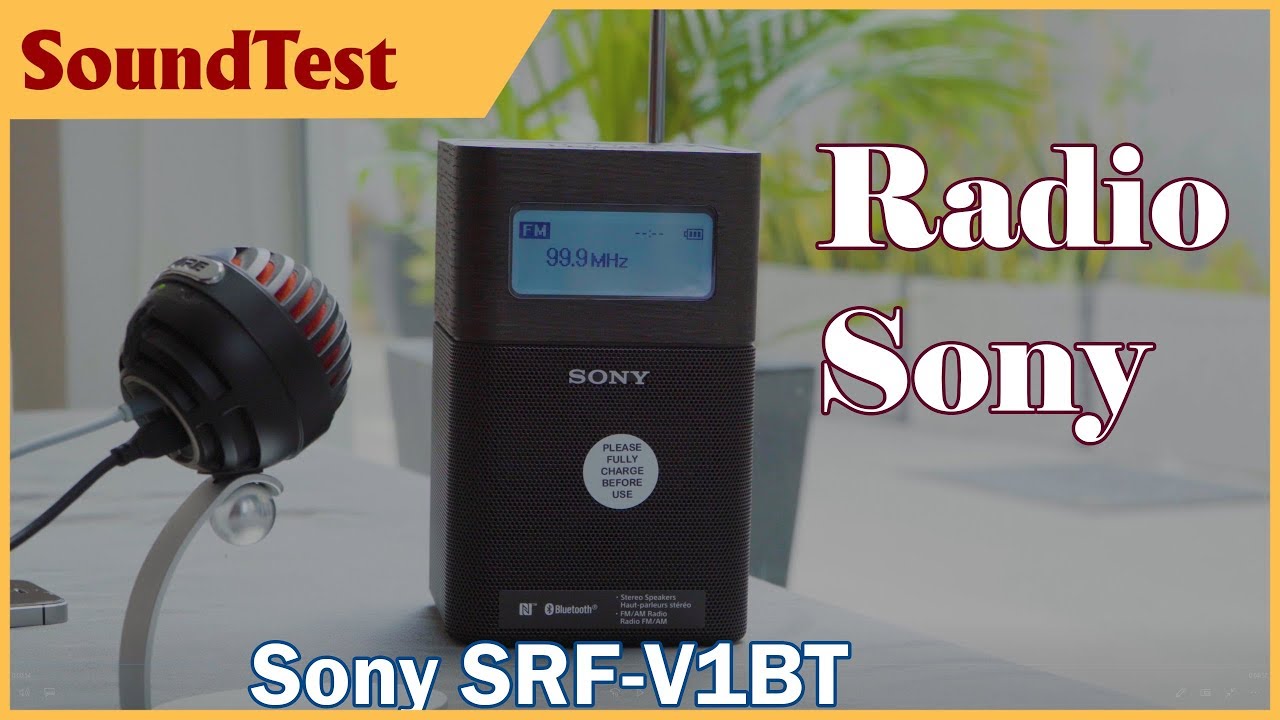Sony SRF-V1BT Đánh giá sơ lược - Radio của Sony - YouTube