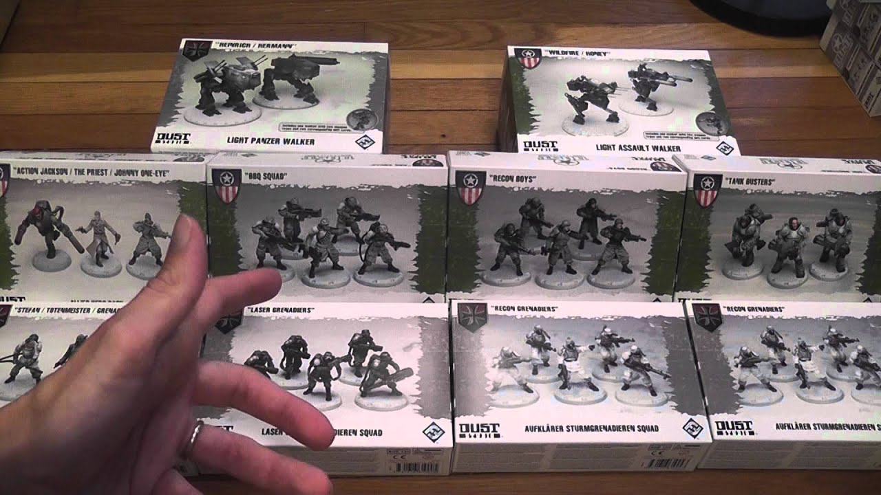 Dust Tactics: Expanding the Revised Core Set - YouTube