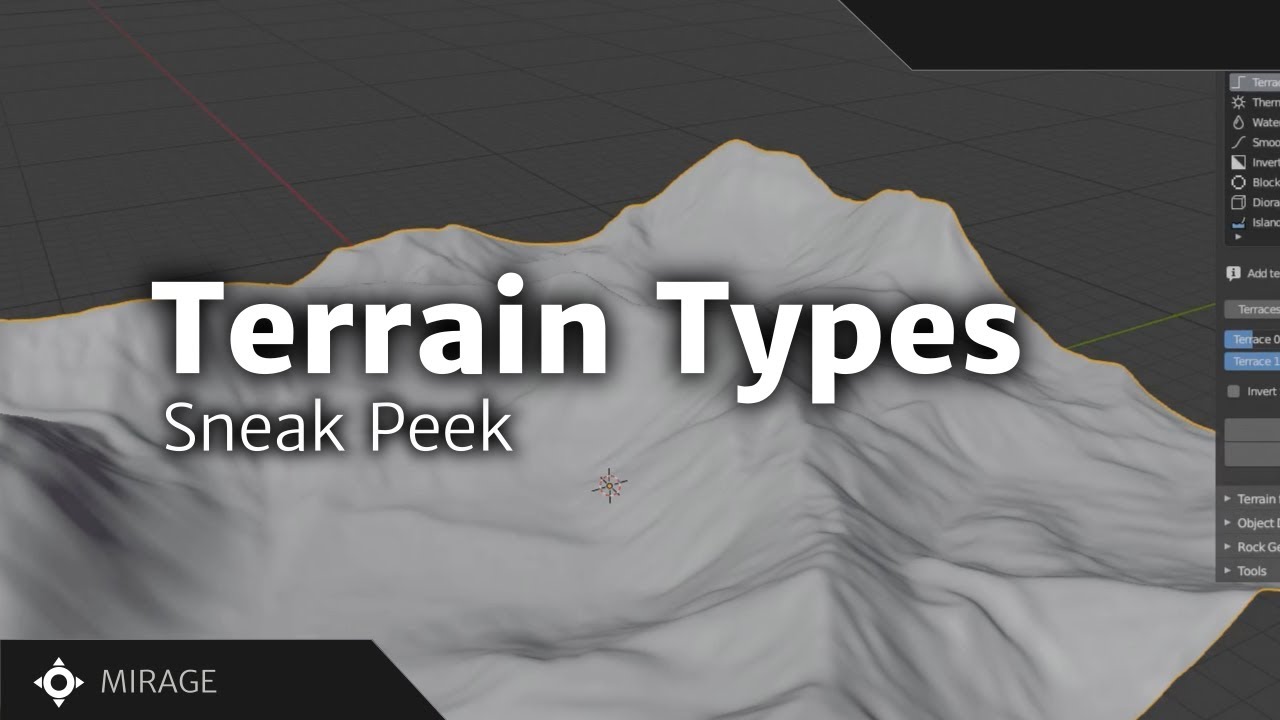 Check out the new terrain types system in Mirage - YouTube