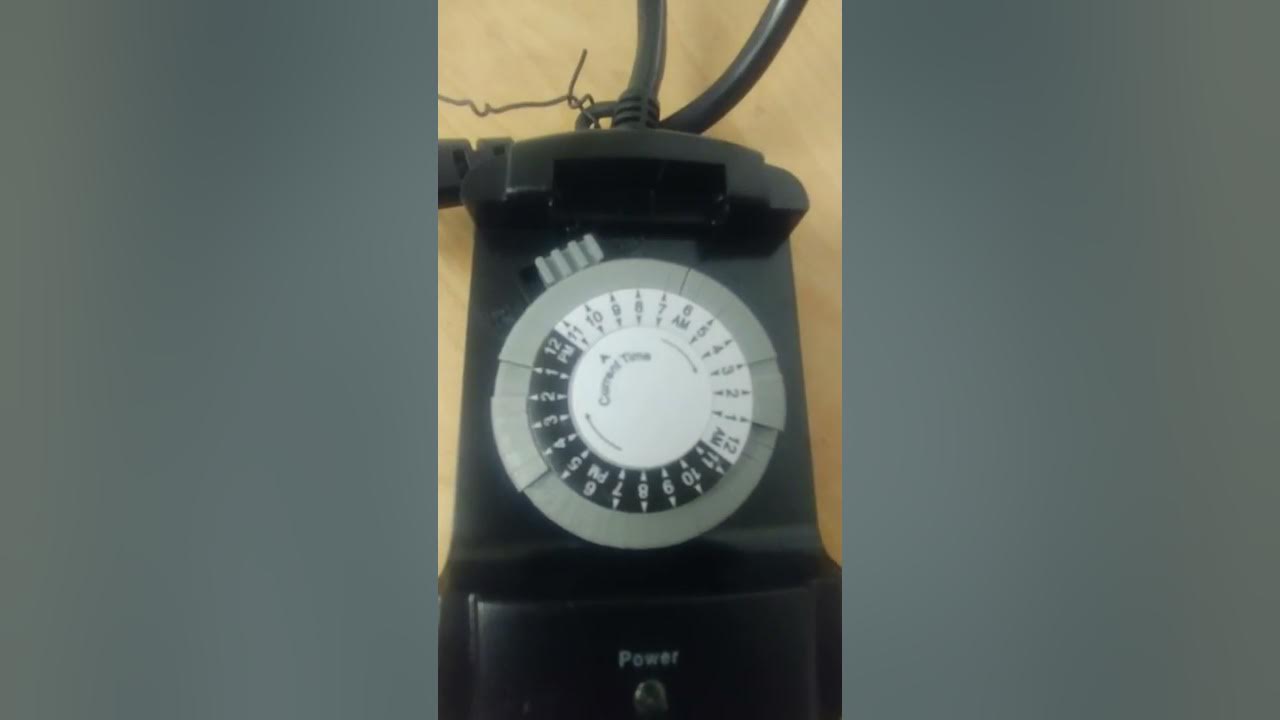 How to Set Outdoor Christmas Light Timer - YouTube