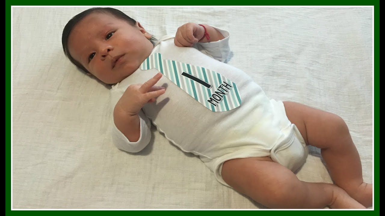 Baby Turns One Month Old Sep 2016 YouTube baby-turns-one-month-old-sep-2016-youtube