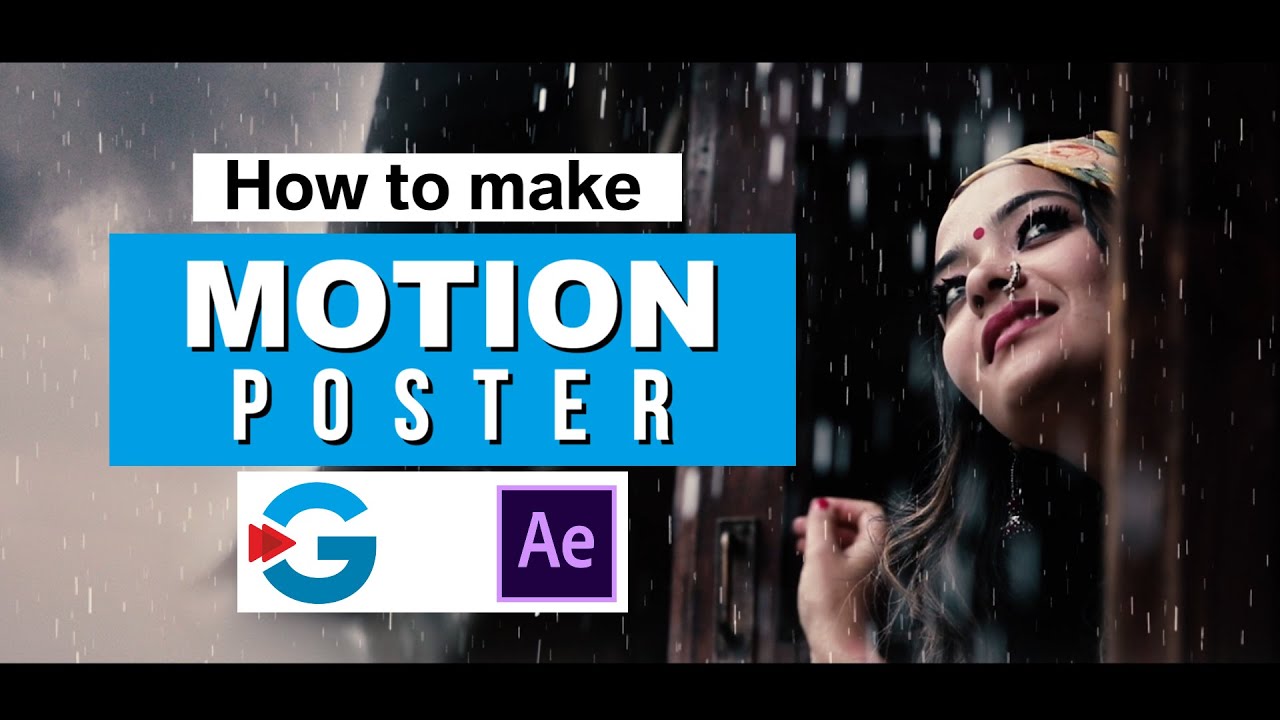 How to make MOTION POSTER | After Effects Tutorials | Gauris Arts - YouTube