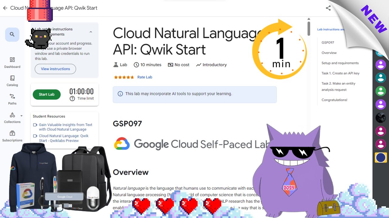 Cloud Natural Language API: Qwik Start #2025 | #GSP097 |#qwiklabs |# ...