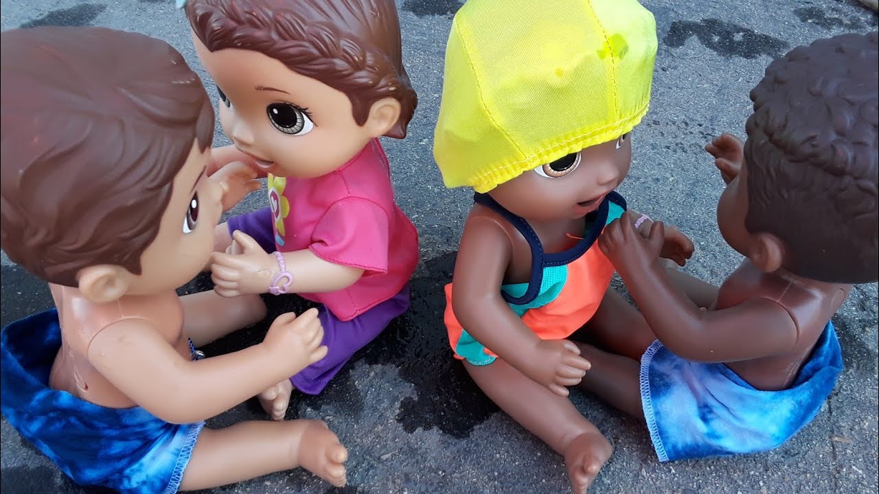 Baby Alive Pool Party DRAMA Spring Break Part 1 - YouTube