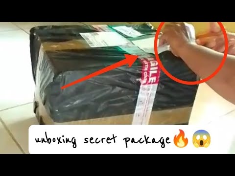 unboxing secret package🔥😱 - YouTube