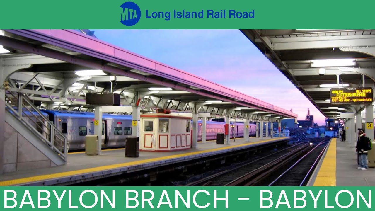 MTA Long Island Railroad Babylon Branch to Babylon Announcements at ...