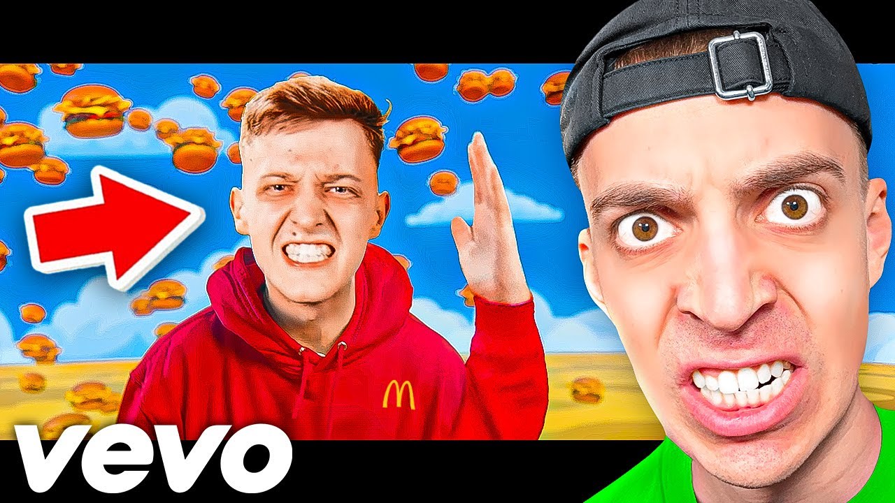 Ich reagiere auf den "BURGERPOMMES SONG" von LUKAS und bin schockiert ...