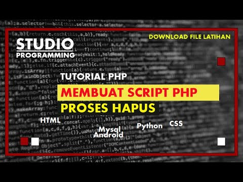 Latihan Membuat Script PHP Hapus Data di Database #programming #php #coding #shorts - YouTube
