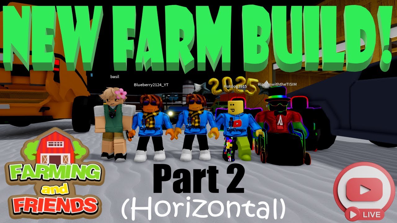 (Horizontal) Roblox-DaLib's Live-FAF New Farm Build PART 2! (Horizontal ...