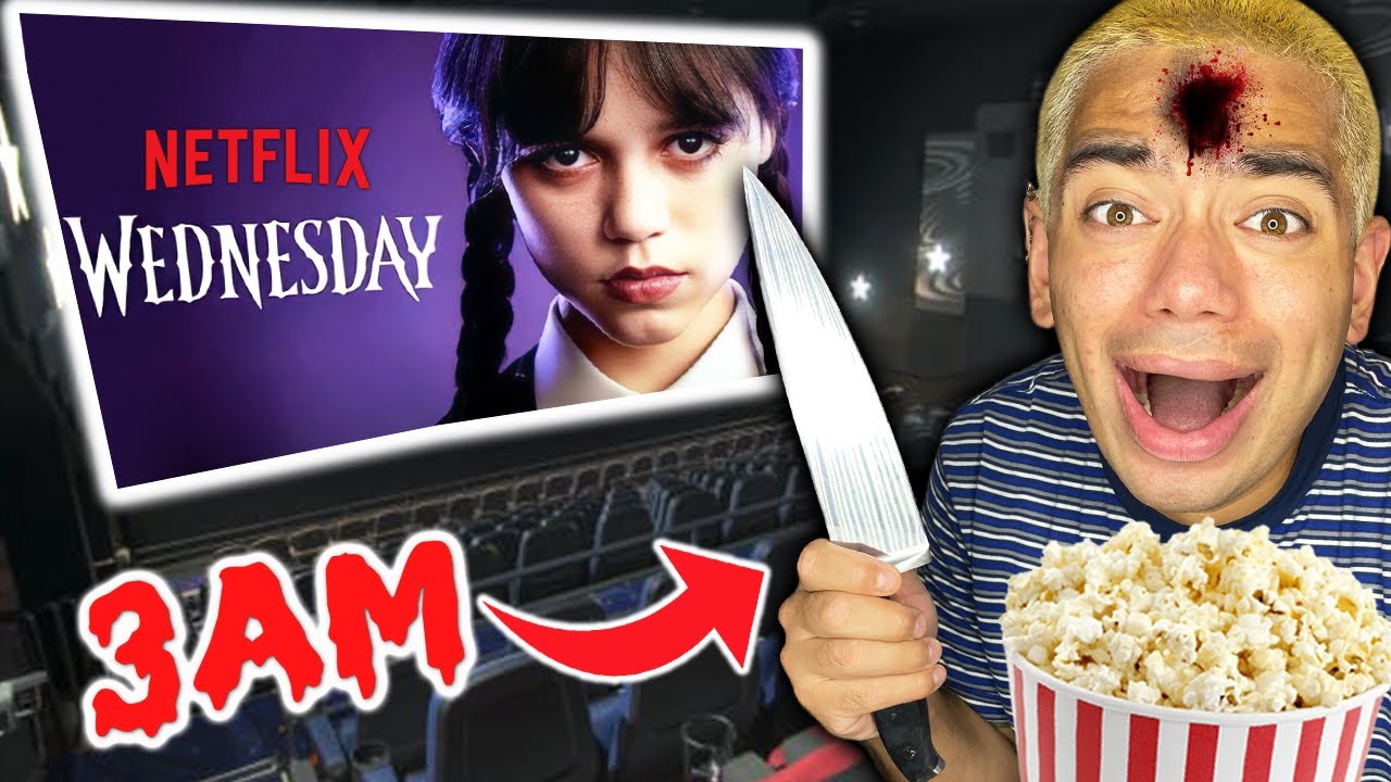 DO NOT WATCH WEDNESDAY ADDAMS SHOW AT 3 AM!! (SHE CAME TO ATTACK US ...