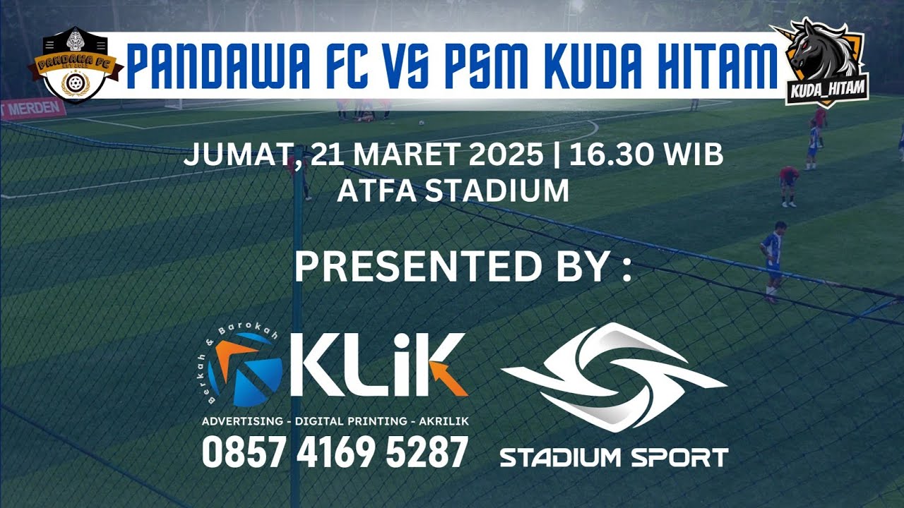 NGABUBURIT CUP BERSAMA KLIK ADVERTISING & STADIUM SPORT | PANDAWA FC VS ...