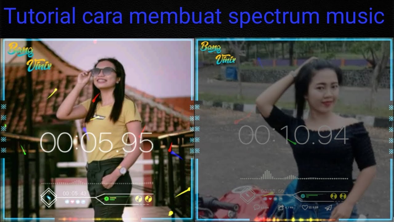Cara membuat efek spectrum music - YouTube