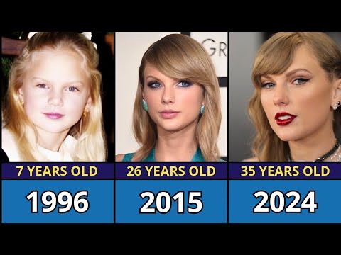 Taylor Swift | Transformation From 1 to 35 Years Old - YouTube