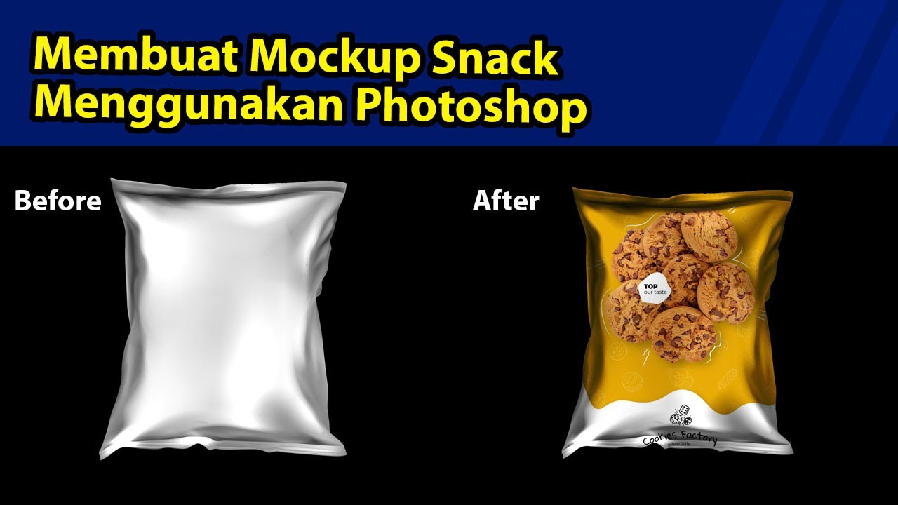 Membuat Mockup Kemasan Produk Menggunakan Photoshop - YouTube
