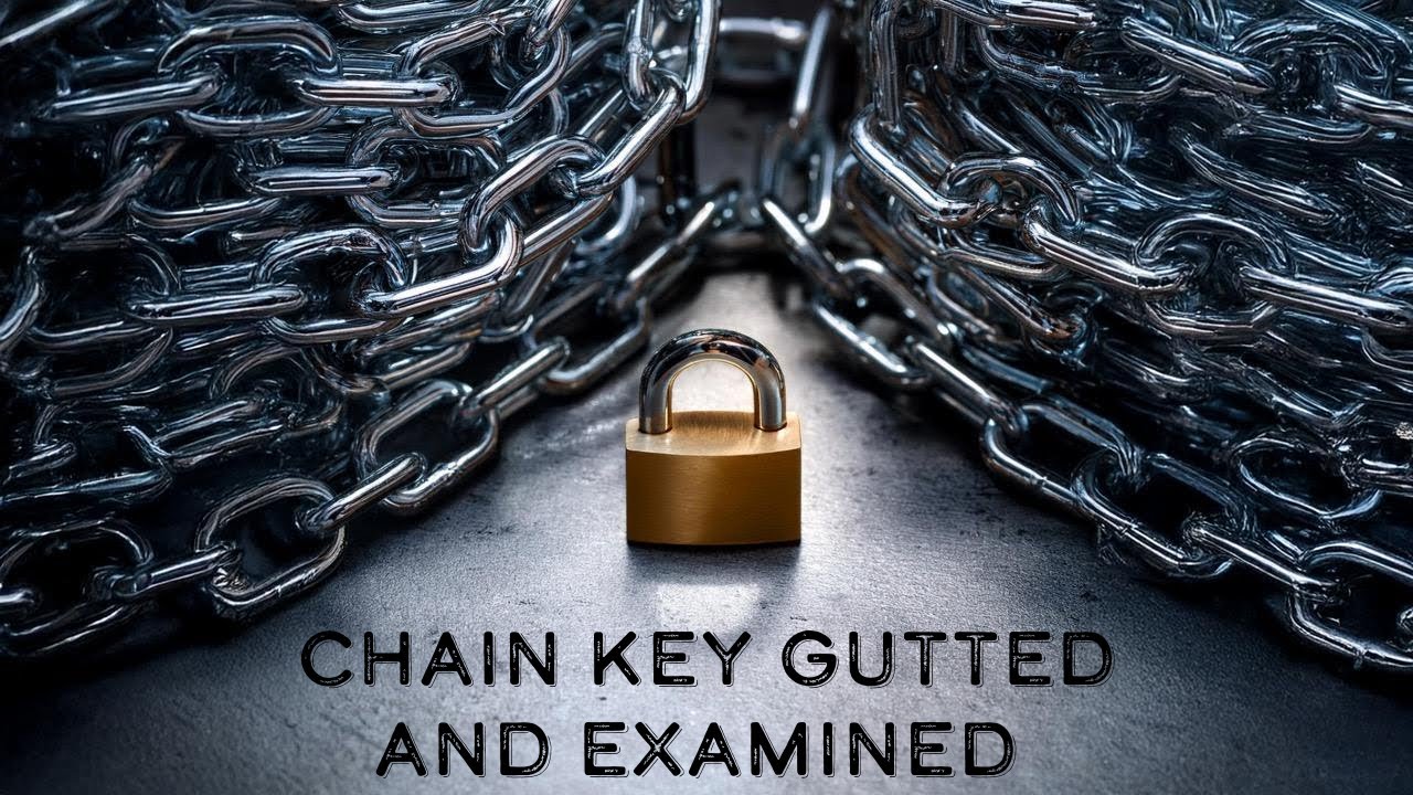 Chain Key lock gutted, examined, and showcased - YouTube