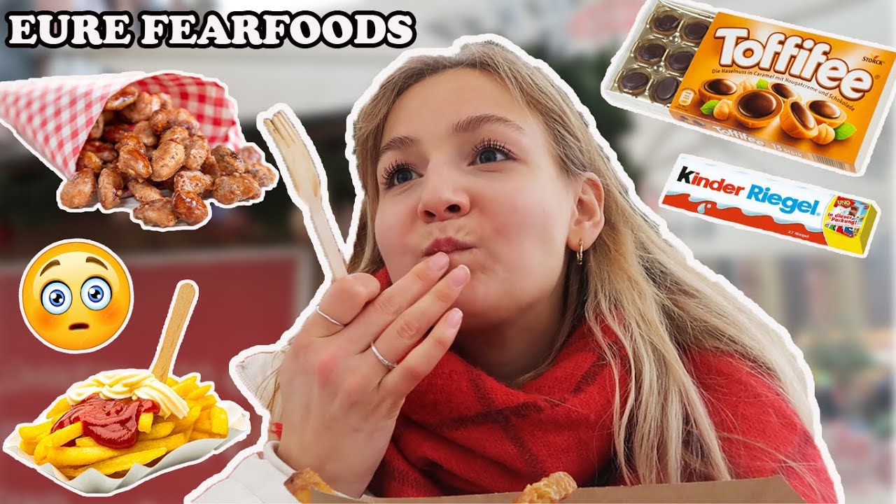 FEAR FOOD meiner Zuschauer essen (Weihnachtsmarkt Edition)🎄🍫 - YouTube