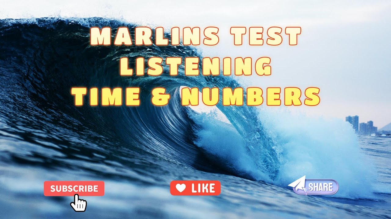 Marlins Test For Seafarer - Listening - YouTube