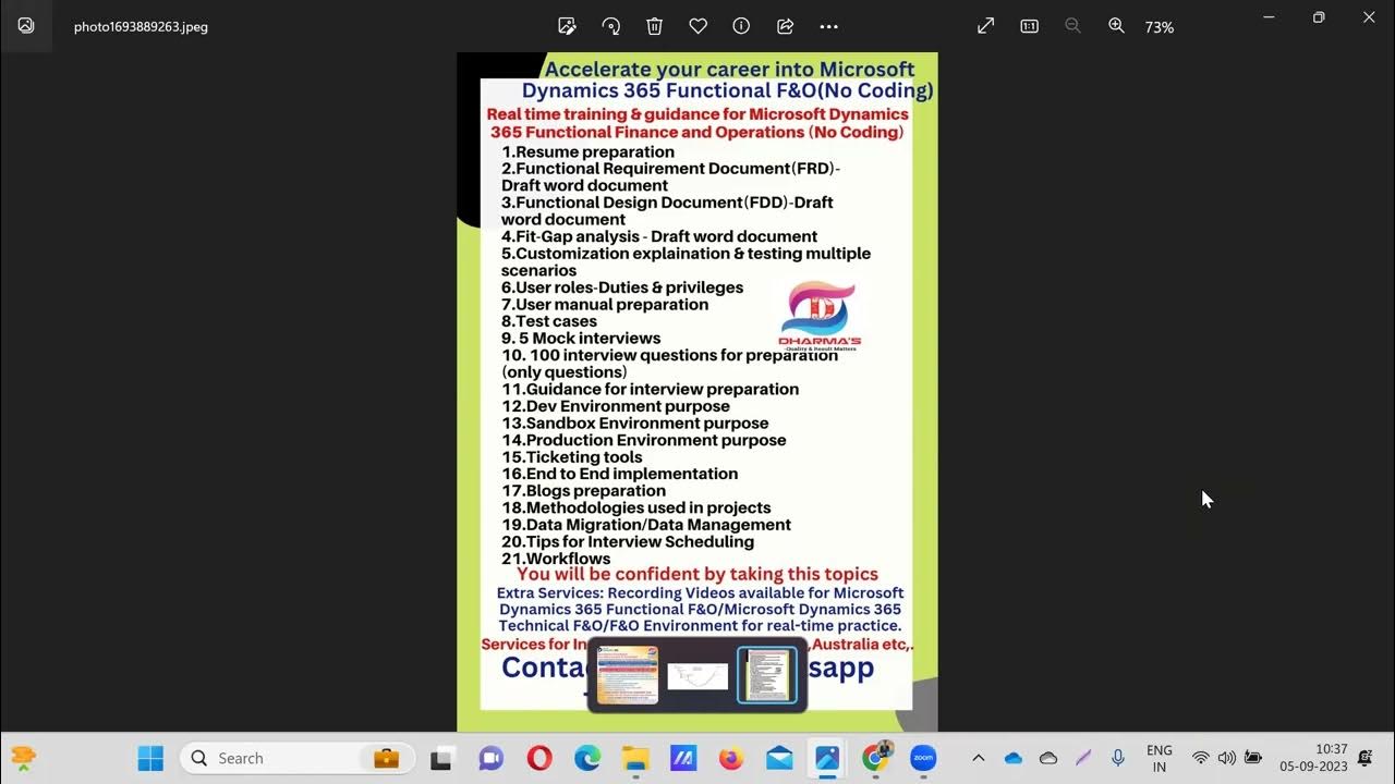 Microsoft Dynamics 365 Functional F&O-Real time Project training-Day1 ...