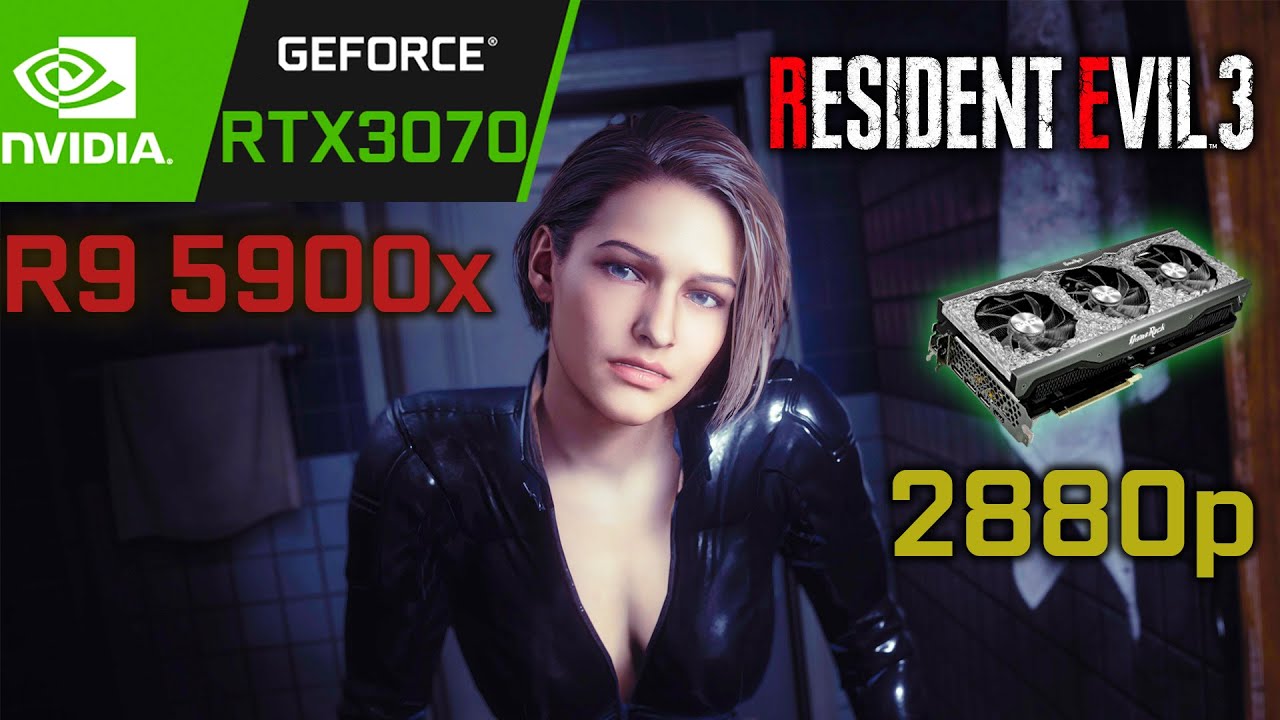 Resident Evil 3 | NoRTX | High Setting | R9 5900x | RTX 3070 | 5k 2888p ...