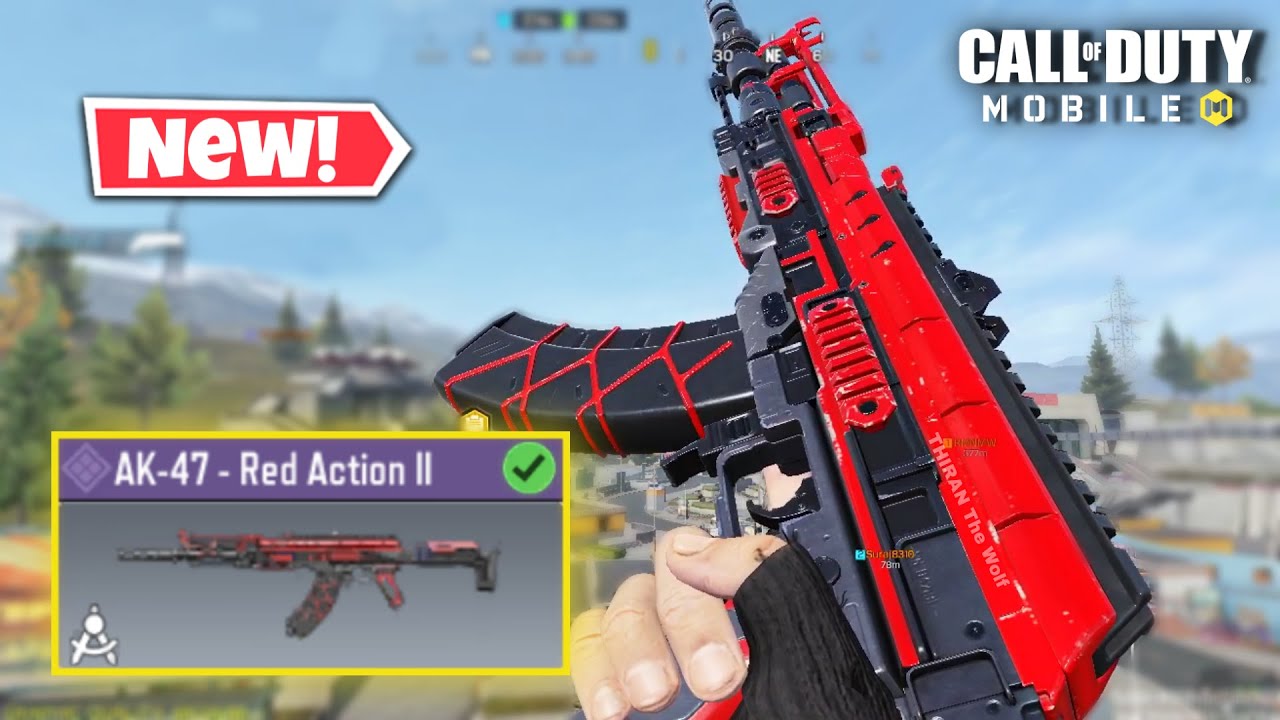 *NEW* AK 47 Red Action 2 Gameplay in COD Mobile Season 10 2024 | cod ...