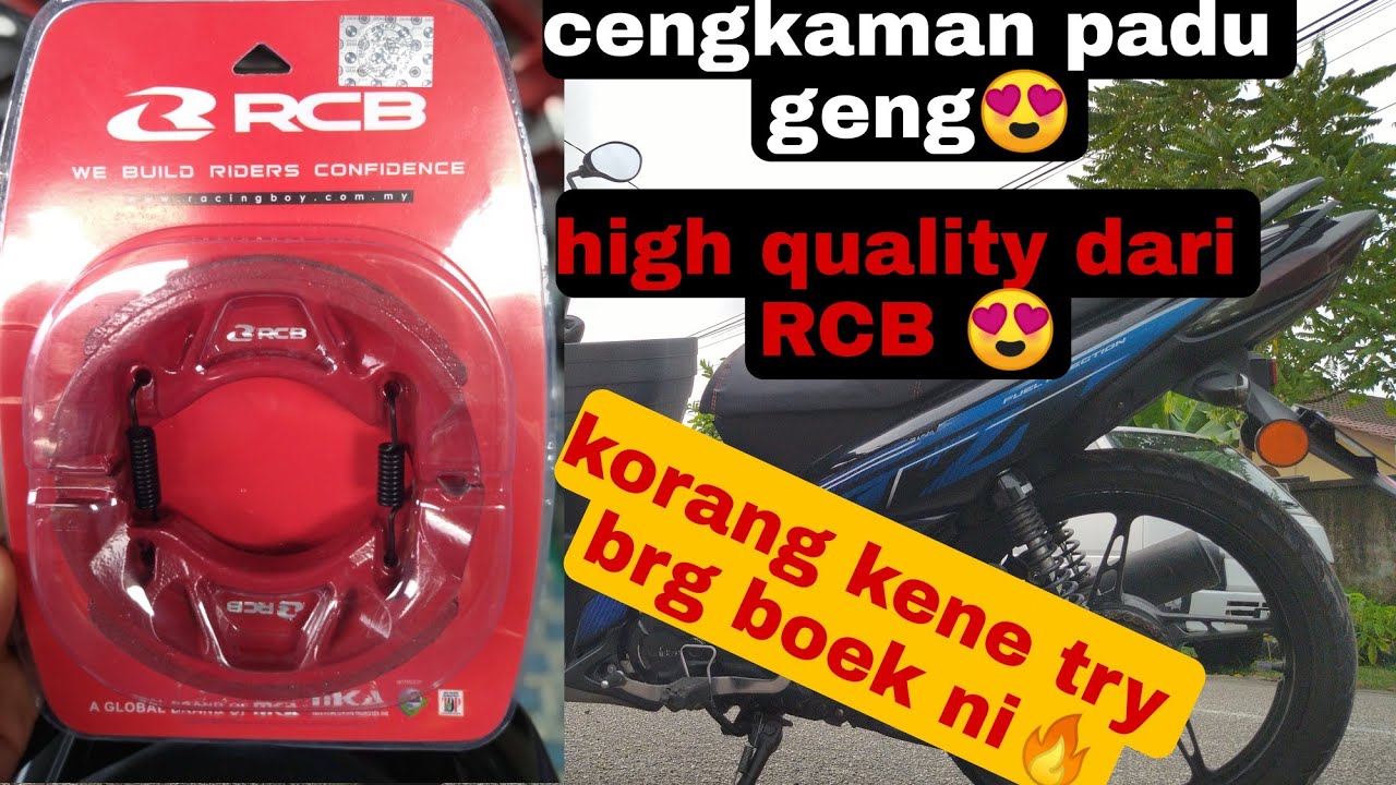 tutorial tukar brake shoe (RCB) racing boy untuk lagenda 115 fi # ...
