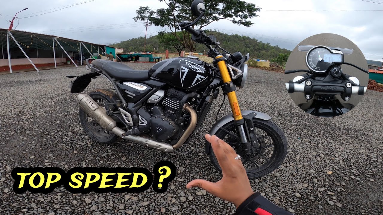 Triumph Speed 400 Top Speed Test : In Rain 🔥😳 !! - YouTube