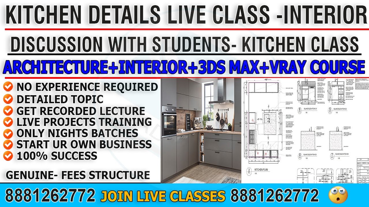 Live Class Kitchen Details-Students Discussion Detailed Topic- (Most ...