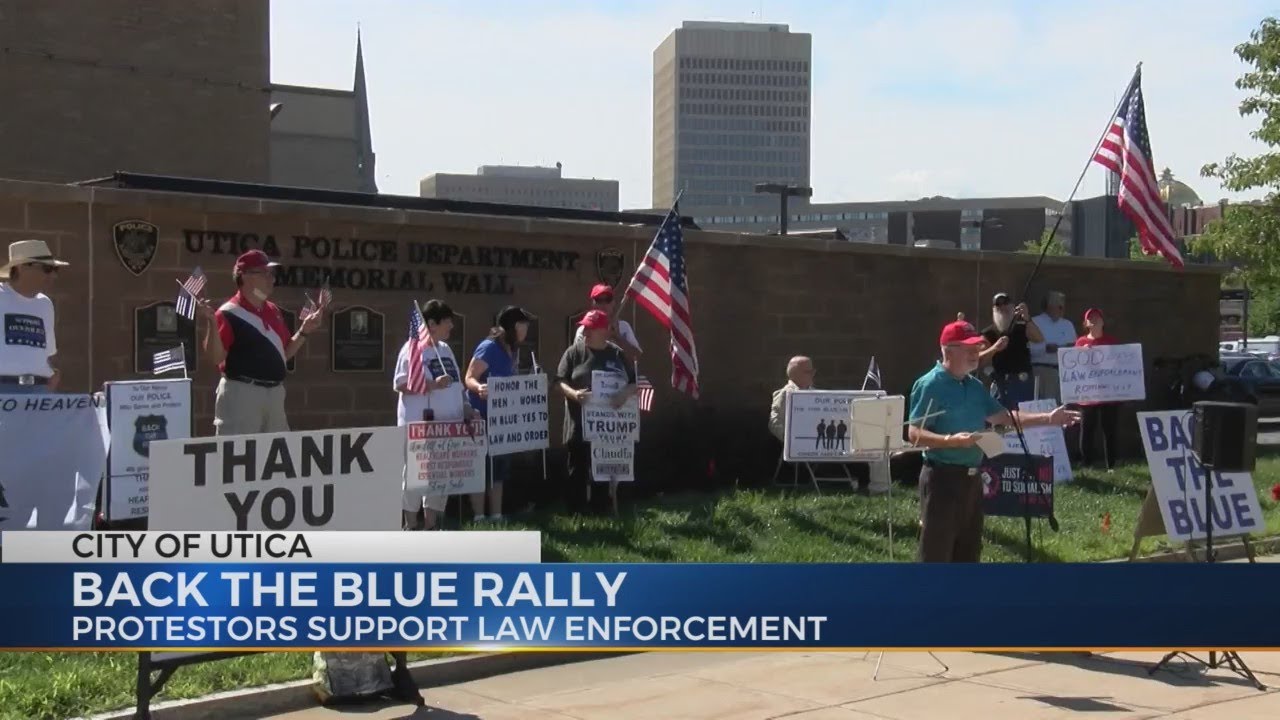 Back The Blue Rally - YouTube