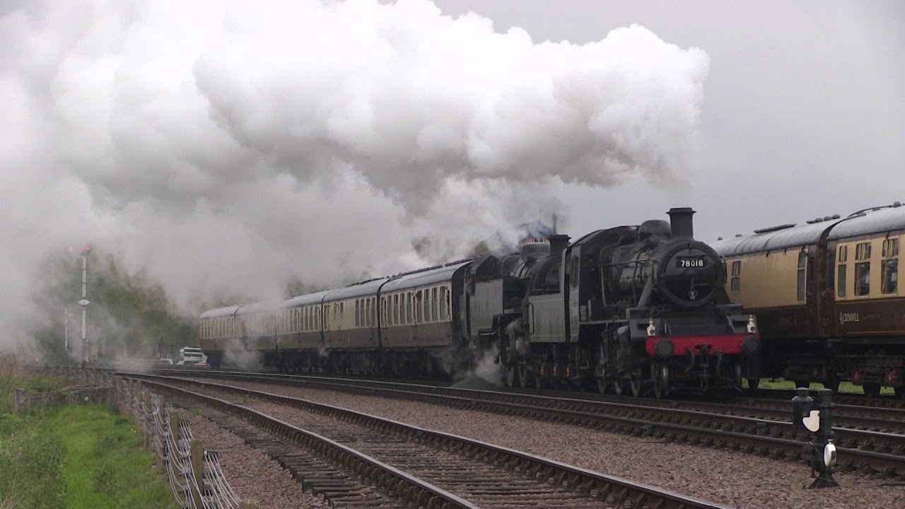 BR Standard Class 2MT No.78018 & BR Standard Class 4MT Tank No.80136 ...