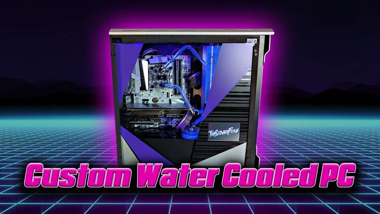 80's Synthwave Inspired Custom PC - YouTube