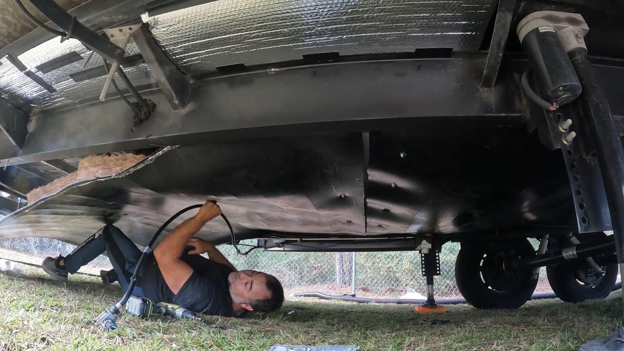 Winter RV Underbelly Insulation Upgrade Cheaper and More Effective than ...