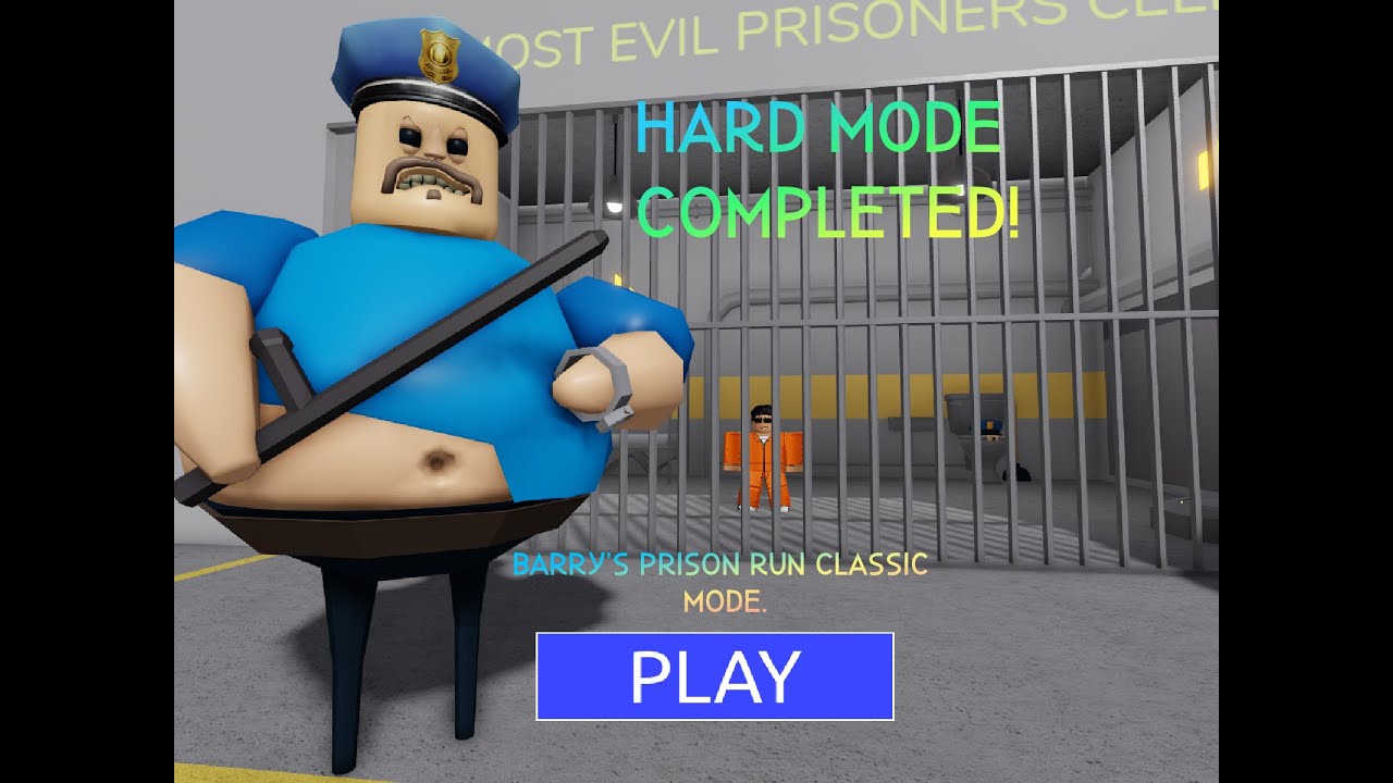 Barry's Prison Run Hard Mode Completed! | No Commentary - YouTube