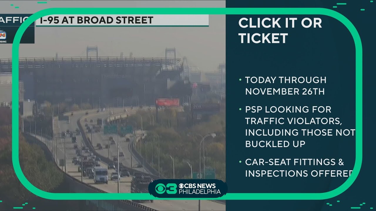 "Click It or Ticket" national safety campaign returns in Pennsylvania ...