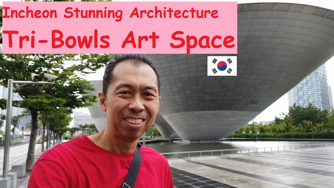KOREA VLOG 🇰🇷 Stunning Architecture Tri-Bowls Art Space - YouTube