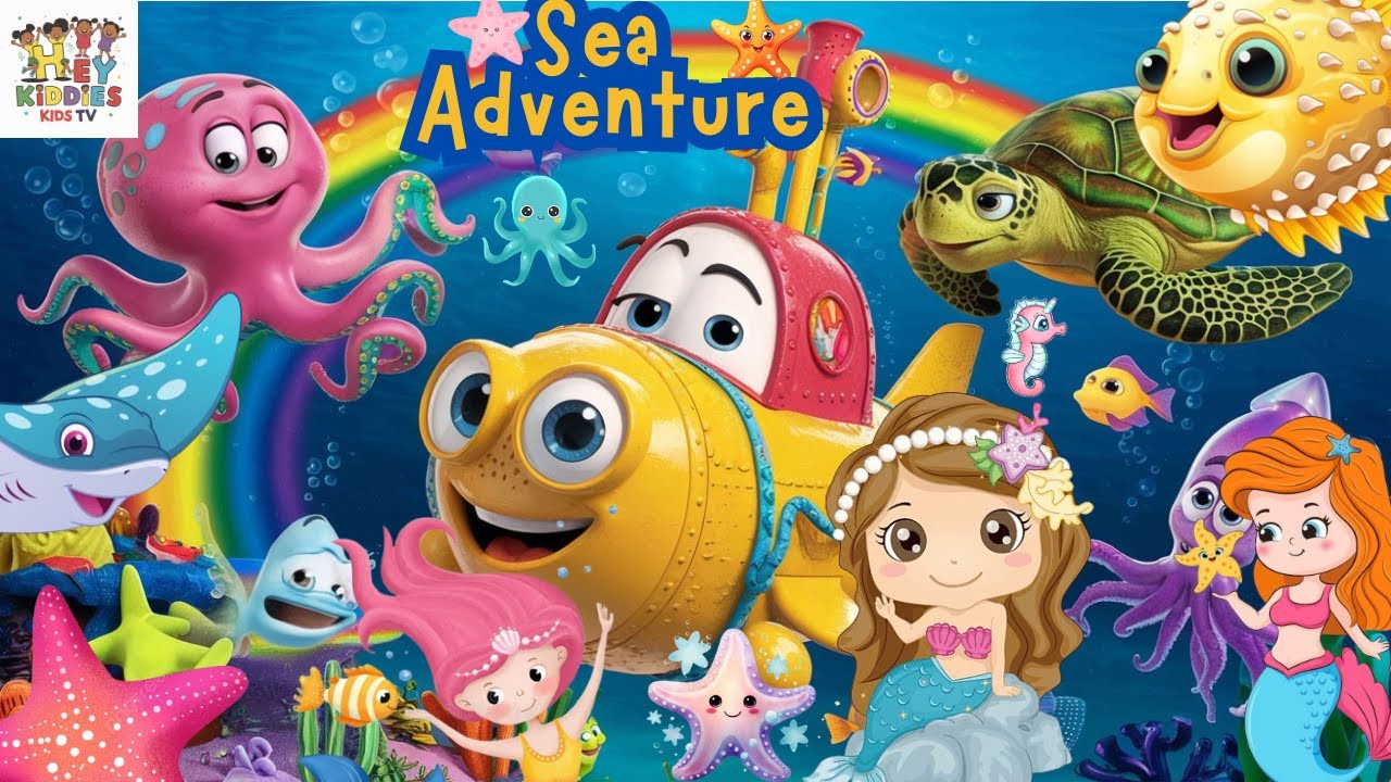 Meet the CUTEST Sea Creatures with Fun Kids Educational Learning Video ...